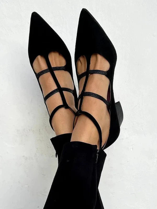LIORA | CRISS-CROSS HEELS – Sarah & David Charleston